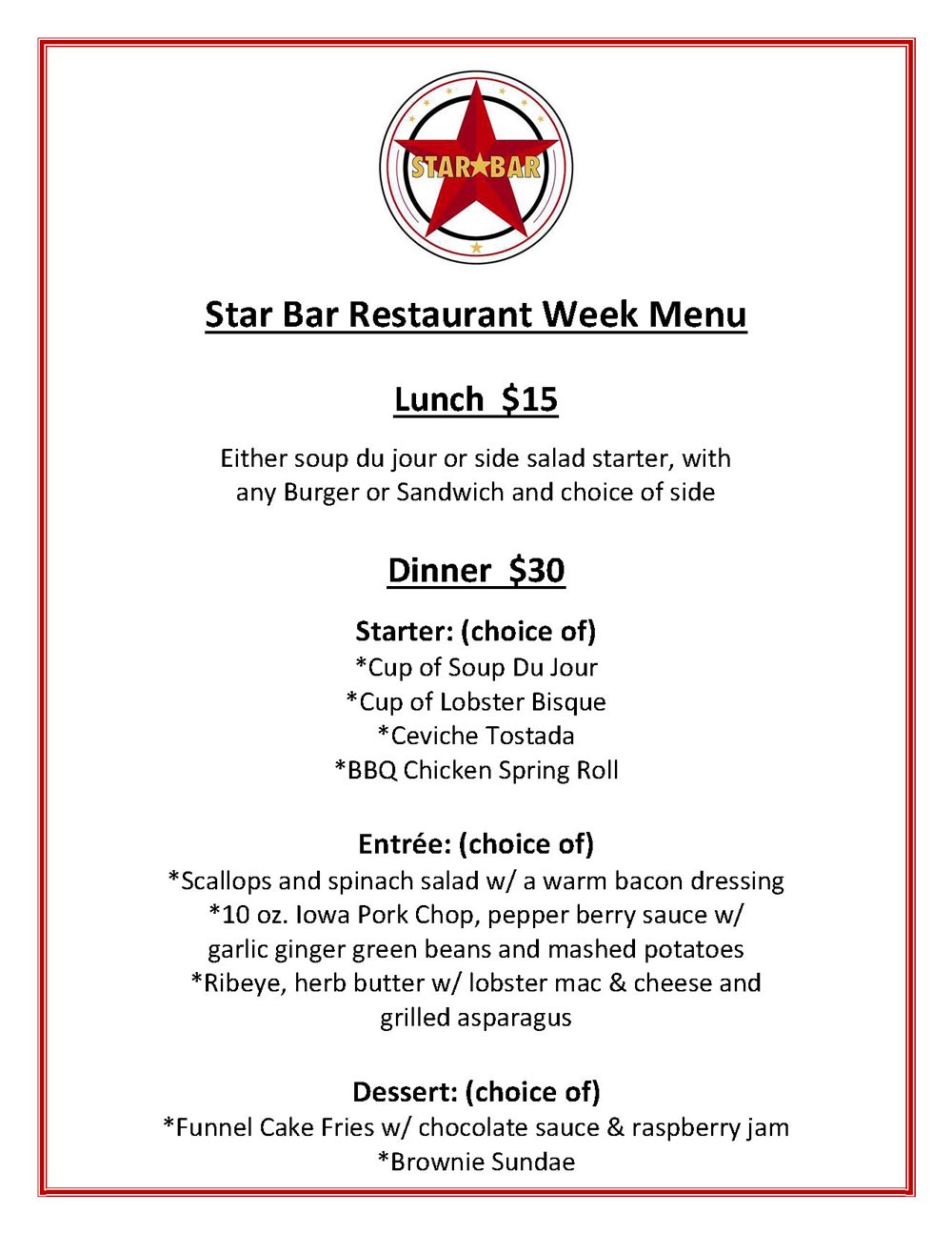 Star Bar - Des Moines Kitchen & Cocktail Bar - Ingersol Ave. Des Moines ...